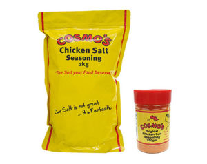 Cosmo's Chicken Salt Seasoning is the salt your food deserves